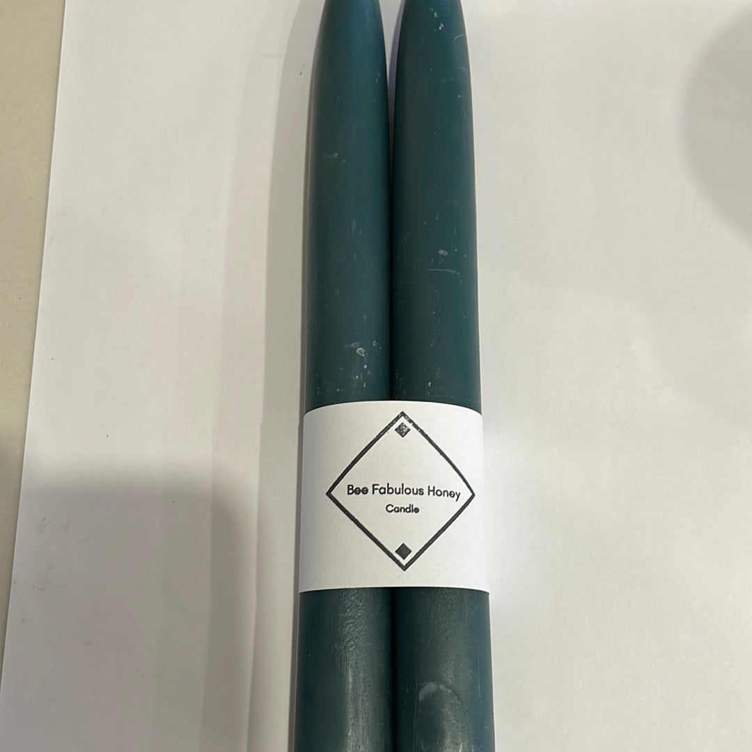 Dark green taper – Bee Fabulous Honey